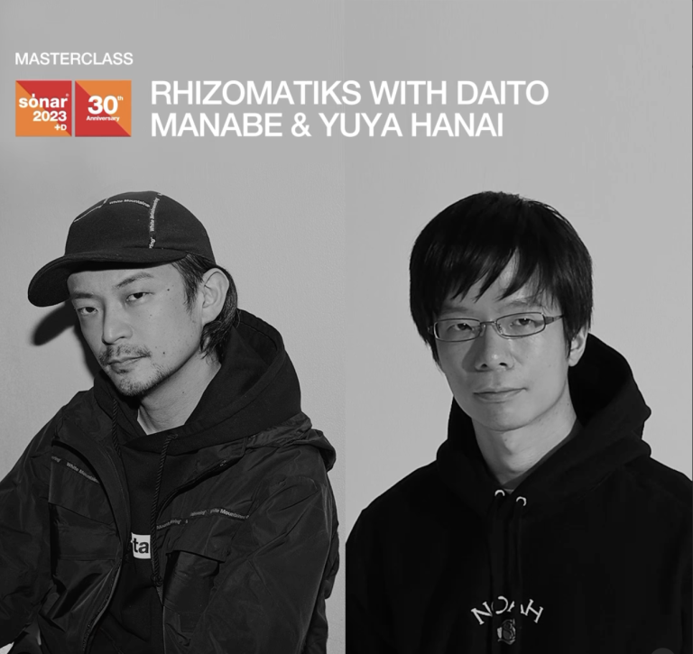 Daito Manabe and Yuya Hanai will participate in Sonar Barcelona 2023 | News | Rhizomatiks